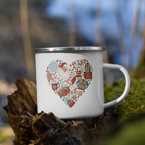 Christmas Necessities Enamel Mug – The Bean Workshop