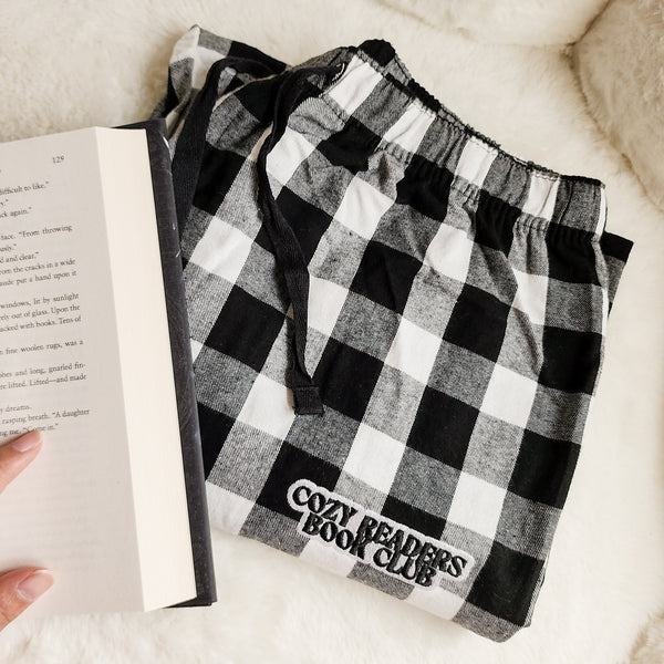 Cozy Readers Book Club Flannel Plaid Pants – The Bean Workshop