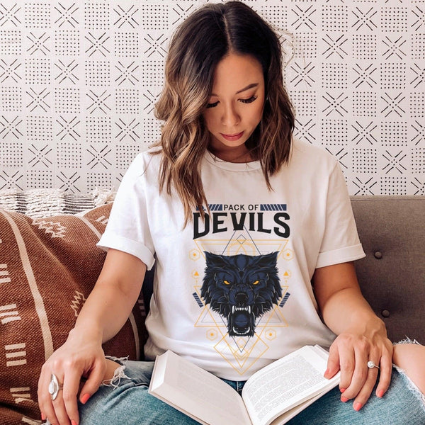 Pack of Devils Crescent City T-Shirt Crescent City Sarah J Maas Merch ...